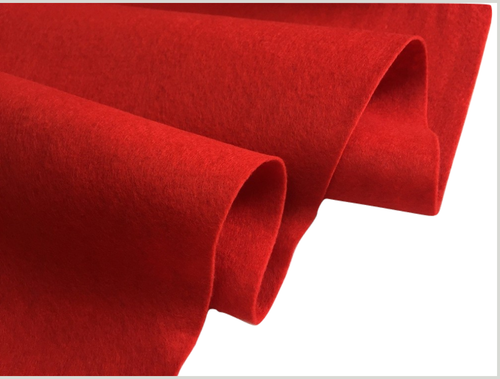 TISSU FEUTRE matière artisanale couleurs unies polyester 102 cm de ...