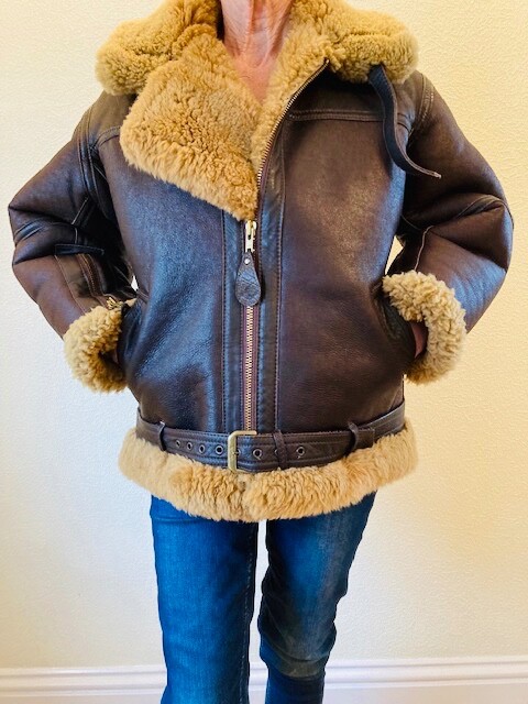 IRVIN sheepskin flying jacket by Aviation Leathercraft | eBay
