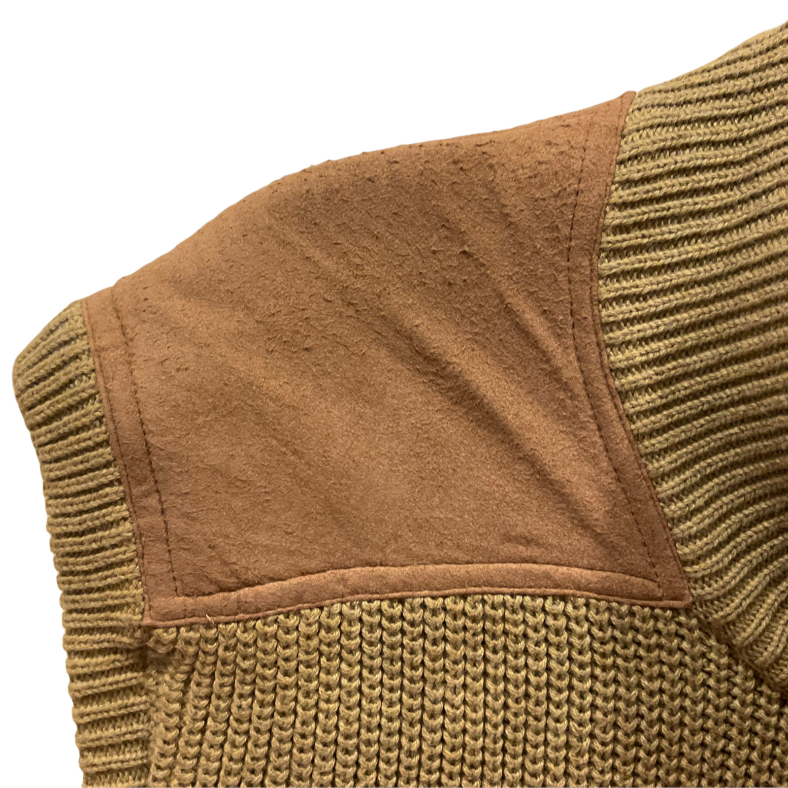 ORVIS Mens Mechanics Vest Foul Weather Heavy Knit Cot… - Gem