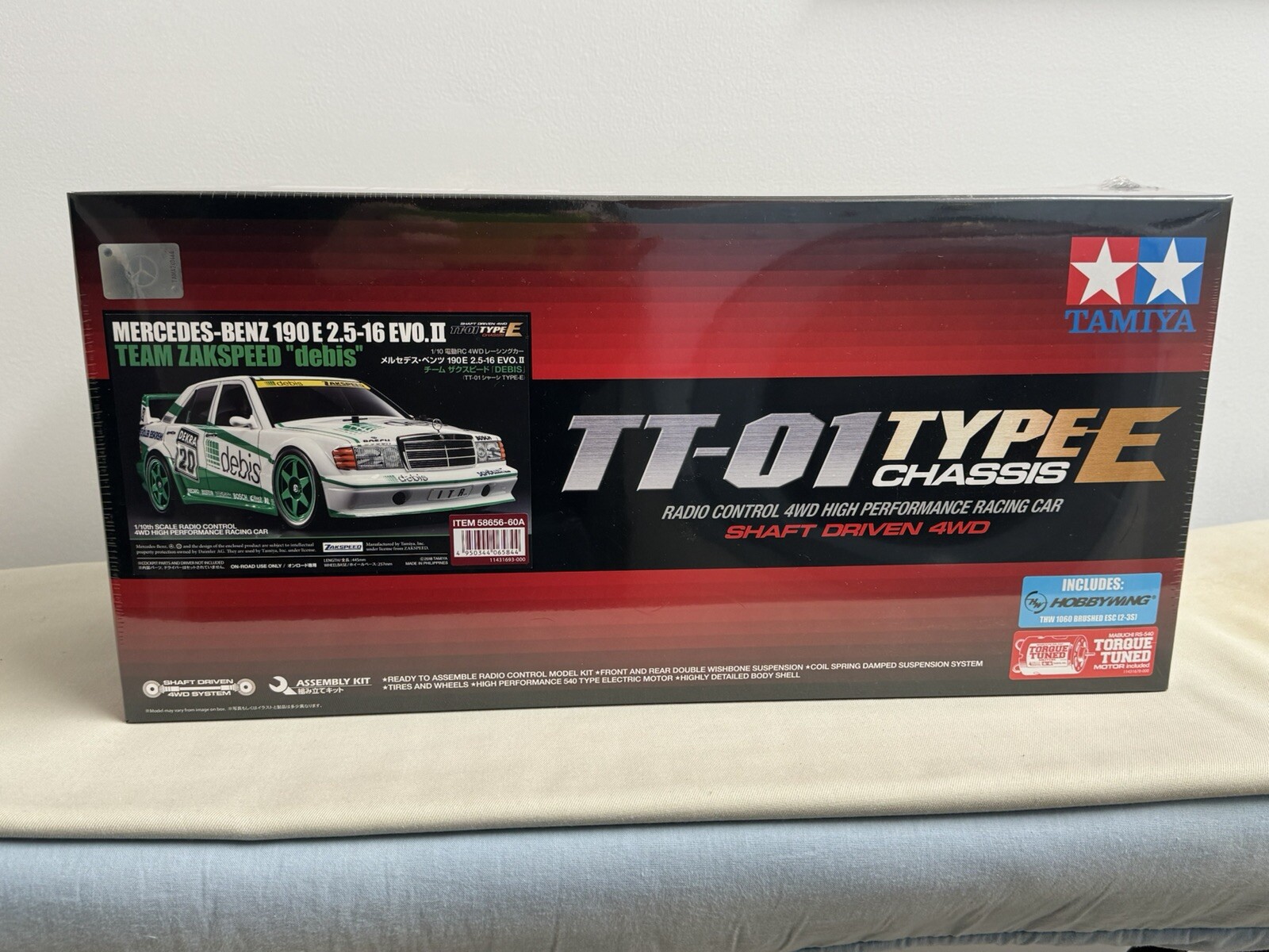 Tamiya America Inc 1/10 Mercedes-Benz Zakspeed Debis 4 Wheel Drive TT ...