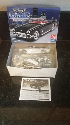 AMT 1962 CHEVROLET CORVETTE BOYD CODDINGTON CAR 1/25 SCALE CAR MODEL ...