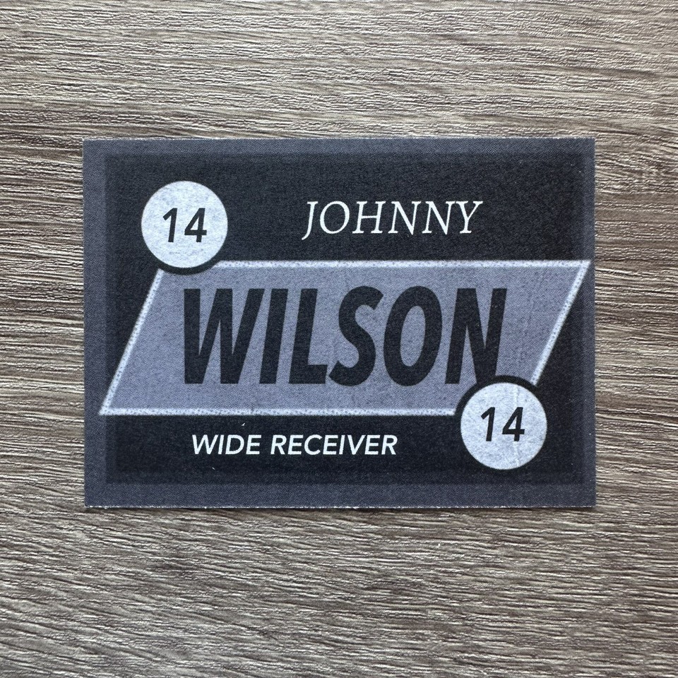 Johnny Wilson Autographed Florida State Seminoles Rookie RC Signed Auto ...