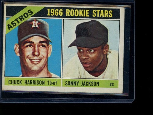 1966 Topps Baseball #244 Astros Sonny Jackson Chuck Harrison | eBay