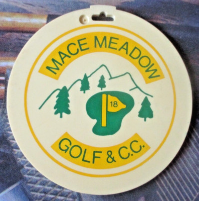 vtg - PGA Golf Bag Tag - MACE MEADOW GOLF & COUNTRY CLUB cc - Pioneer ...