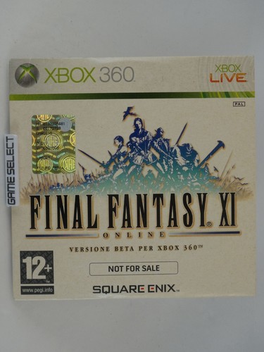 FINAL FANTASY Xi Online Version beta Pour Xbox 360 Not FOR Resale 11 ...