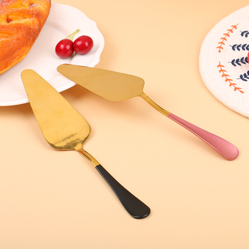 Colorful Stainless Steel Serrated Edge Cake Cutter Pie Pizza Shovel ...