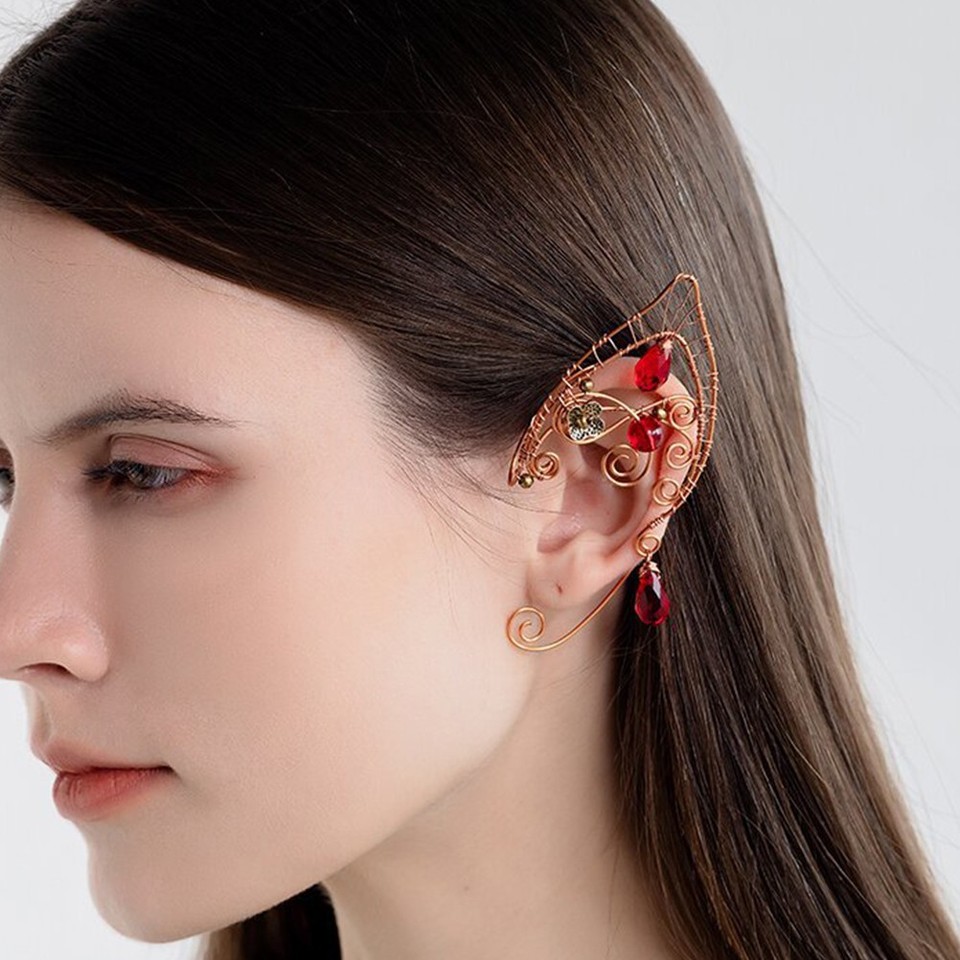 1 Pair Ear Cuffs Cuffs Vintage Ear Wraps Earrings Fairy Ears Earrings ...