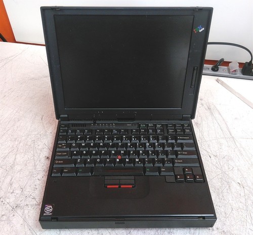 IBM ThinkPad 380D Retro Laptop Intel Pentium 150MHz 8MB 1GB HD BAD ...