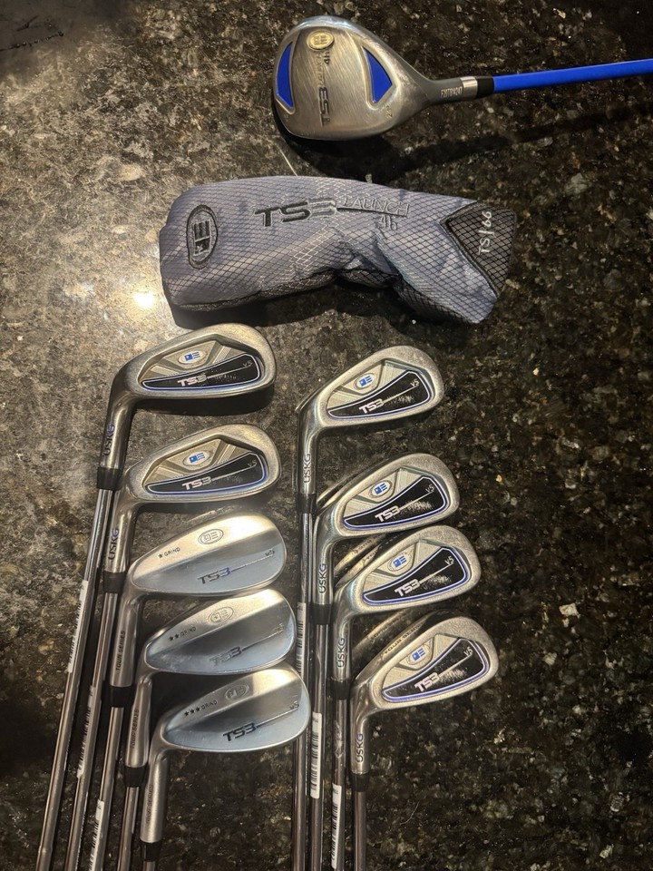 U.S. Kids Golf TS3 Series 66, 4 Hybrid / 5-PW, 52, 56,60 iron set Left ...