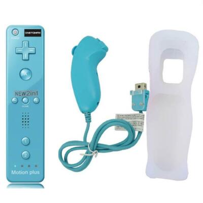 Wii Remote -Built in Motion Plus Controller Joystick & Nunchuck for ...