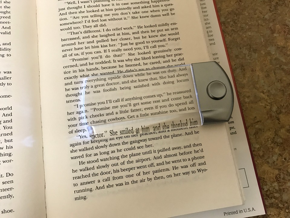 Light Wedge Pocket Mini 1.5X Magniifer - Pink LightWedge | eBay