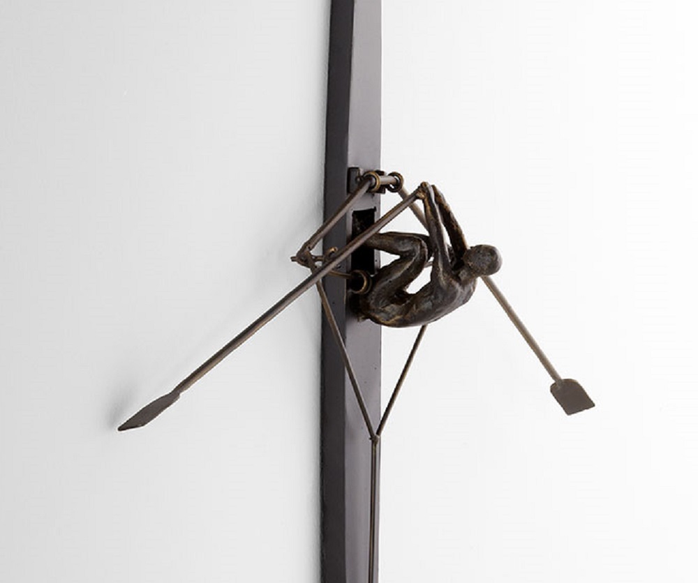 Rowing Scull Boat Wall Decor Oars Rower Racing Shell Boat ~ Cyan Design ...