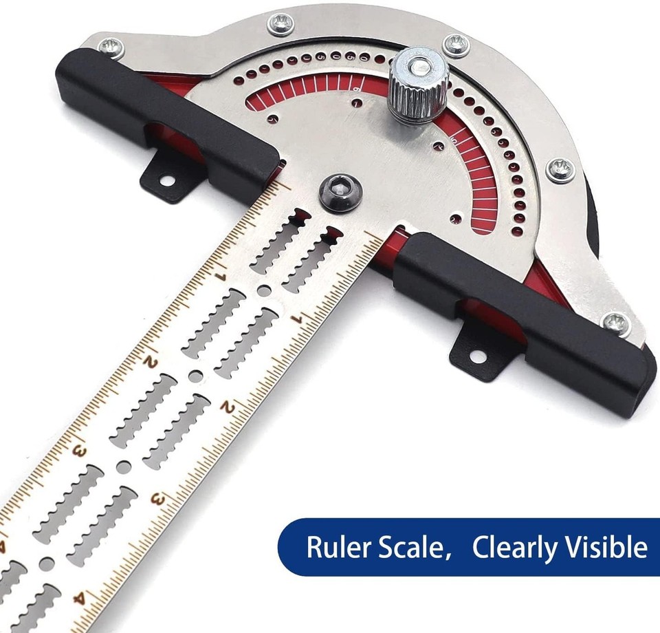 15 Inch Woodworking Ruler, Edge Ruler Woodworking with Adjustable ...
