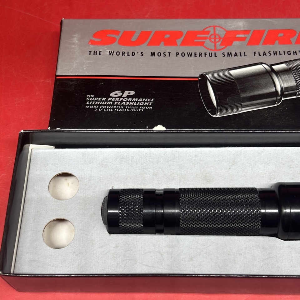 Vintage Sure Fire Laser Products 6P Flashlight! #14 | eBay