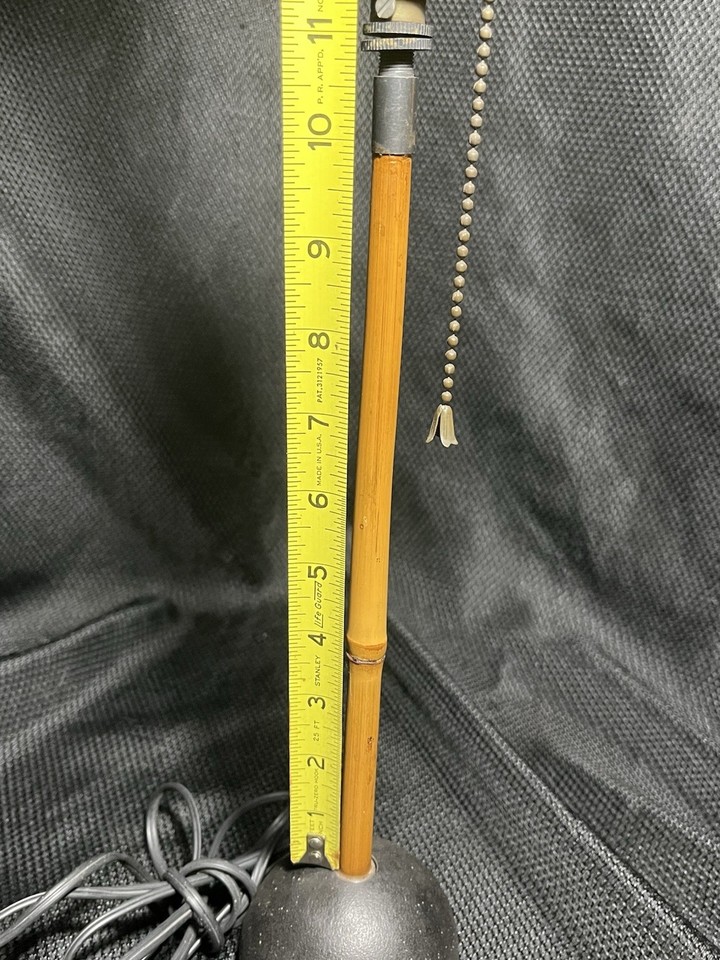 Mid Century Modern Vintage Isamu Noguchi Akari Bamboo Table Lamp No ...