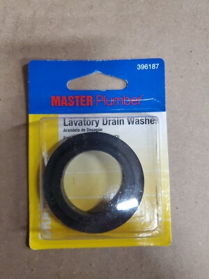 Master Plumber Rubber, Lavatory Drain Washer 2" O.D. x 1-1/4" I.D ...