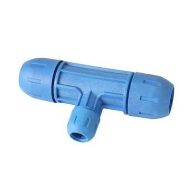 1-1/2" FASTPIPE X 1" REDUCING DROP LEG TEE FOR COMPRESSED AIR TUBING ...