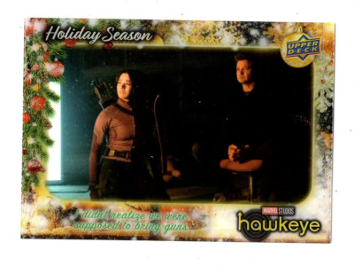 2023 UPPER DECK MARVEL HAWKEYE HOLIDAY SEASON ACETATE TIER 3 HS18 | eBay