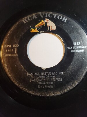 Elvis Presley - RCA Victor - EPA 830 - Shake, Rattle, and Roll-GOOD F29 ...