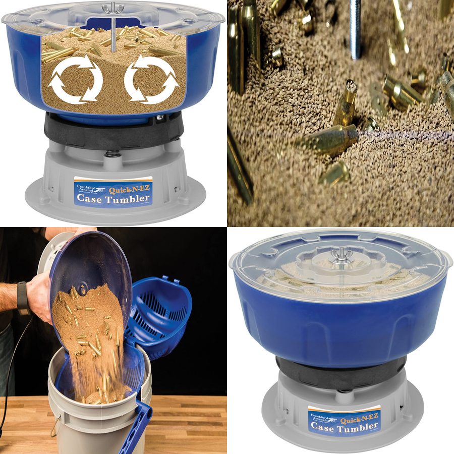 Ammo Shell Cleaning Vibratory Case Tumbler Reload Brass Case Vibrator ...