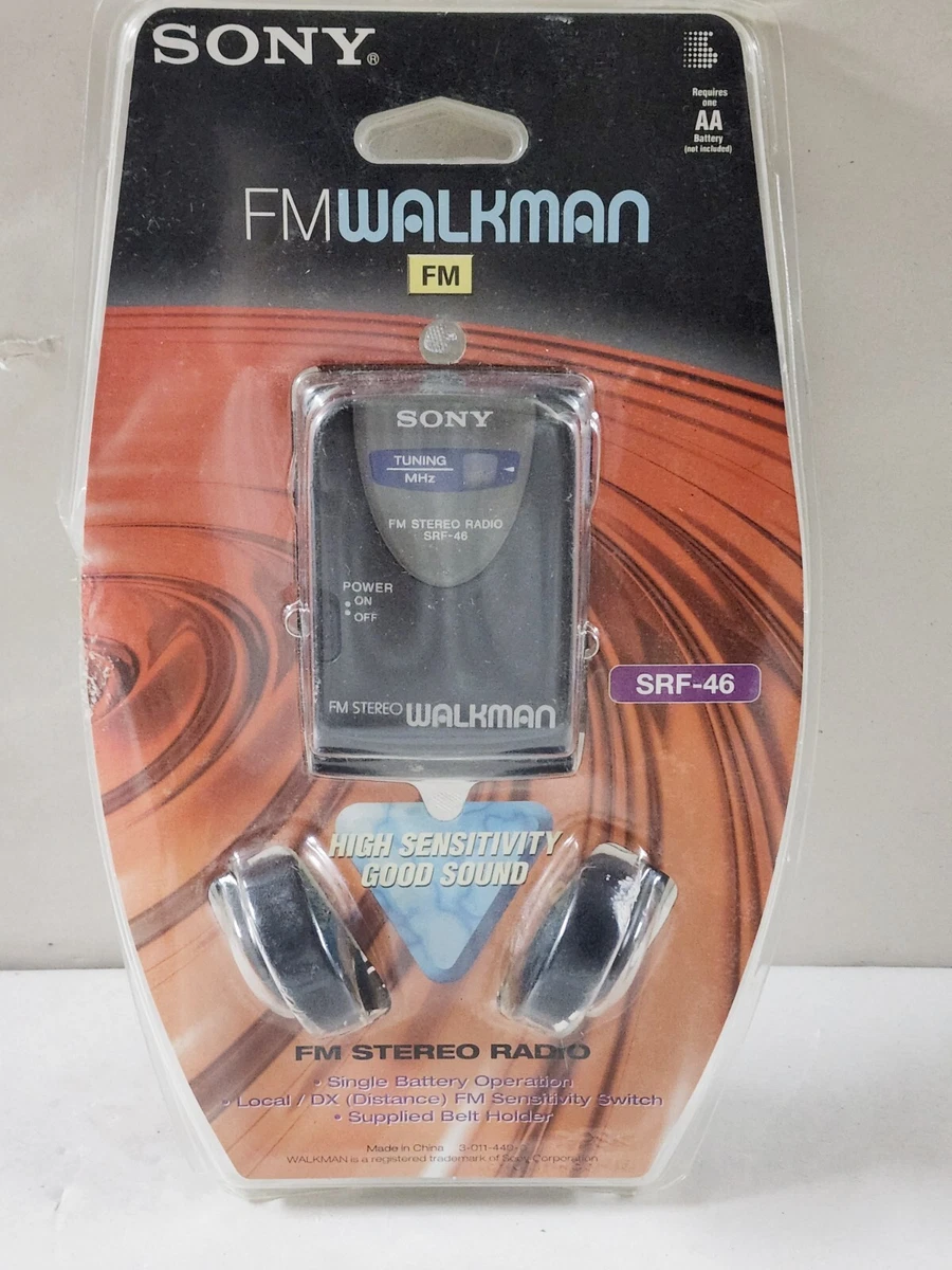 sale price cheap Sony FM Stereo Radio Walkman SRF-46 High Sensitivity ...