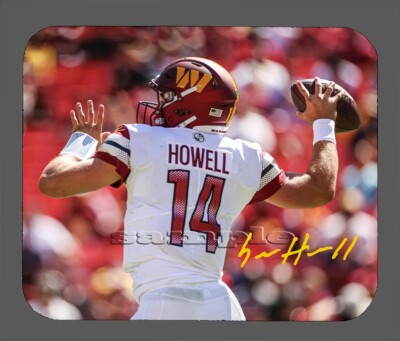 Sam Howell Washington Redskins Facsimile Autographed Mouse Pad Item ...
