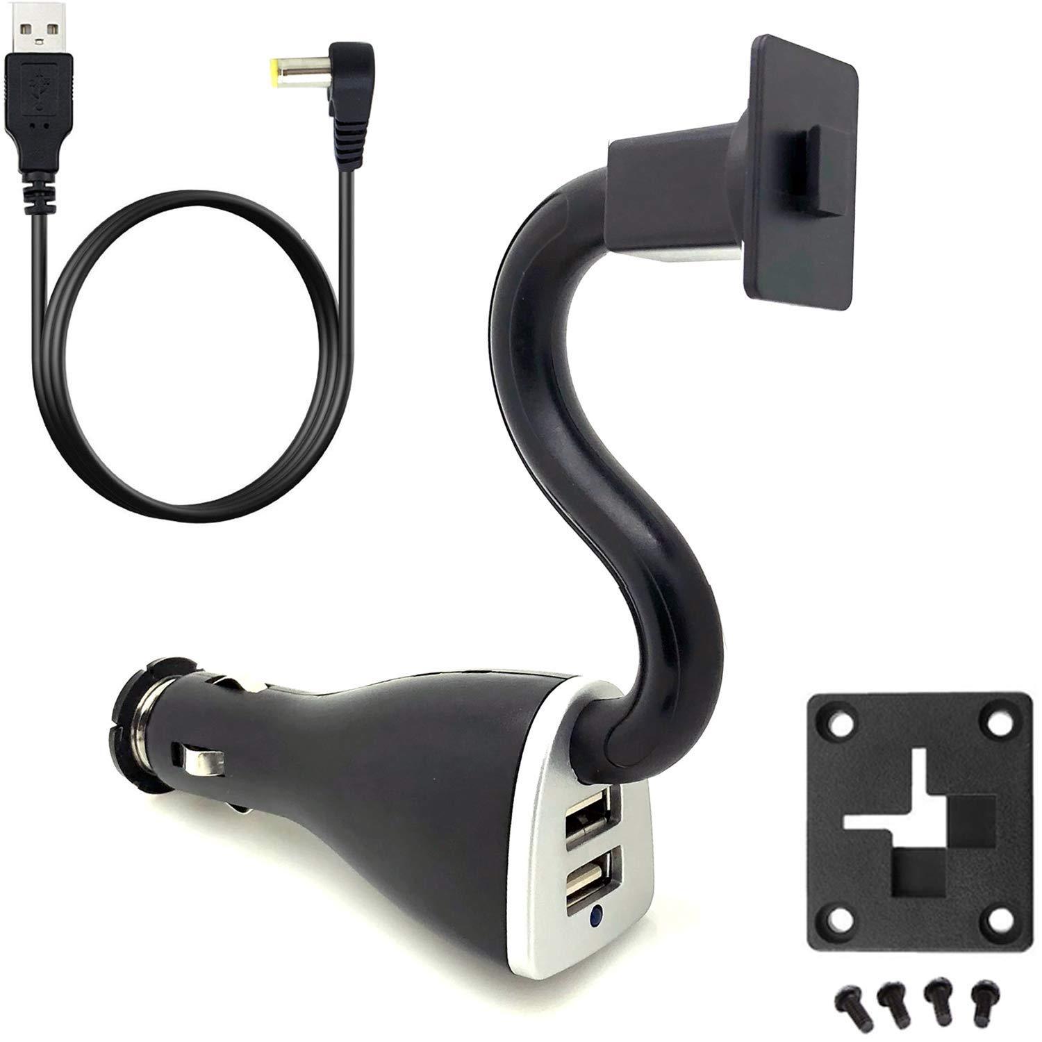 Dual USB Car Mount & Cable for POWERCONNECT SiriusXM LYNX EZ Satellite ...
