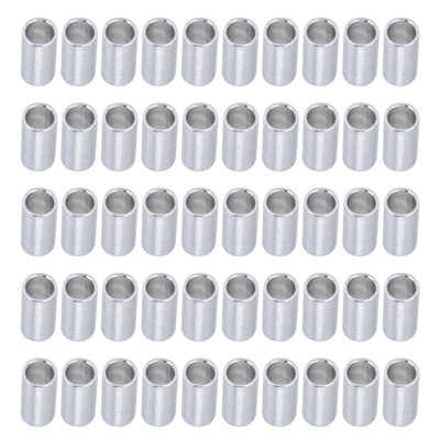 Aluminum Round Spacer Unthreaded Spacer Flat Gasket OD 4mm Length 10mm ...