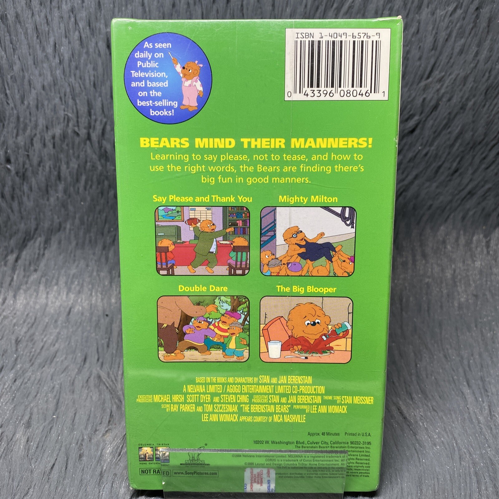 Berenstain Bears VHS 2005 Bears Mind Their Manners 4 Exciting ...