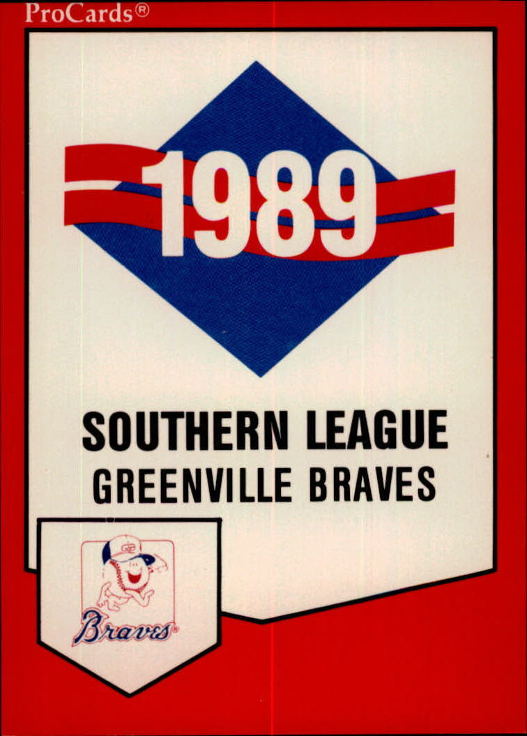 1989 Greenville Braves ProCards Minor League Baseball Card - Choose ...