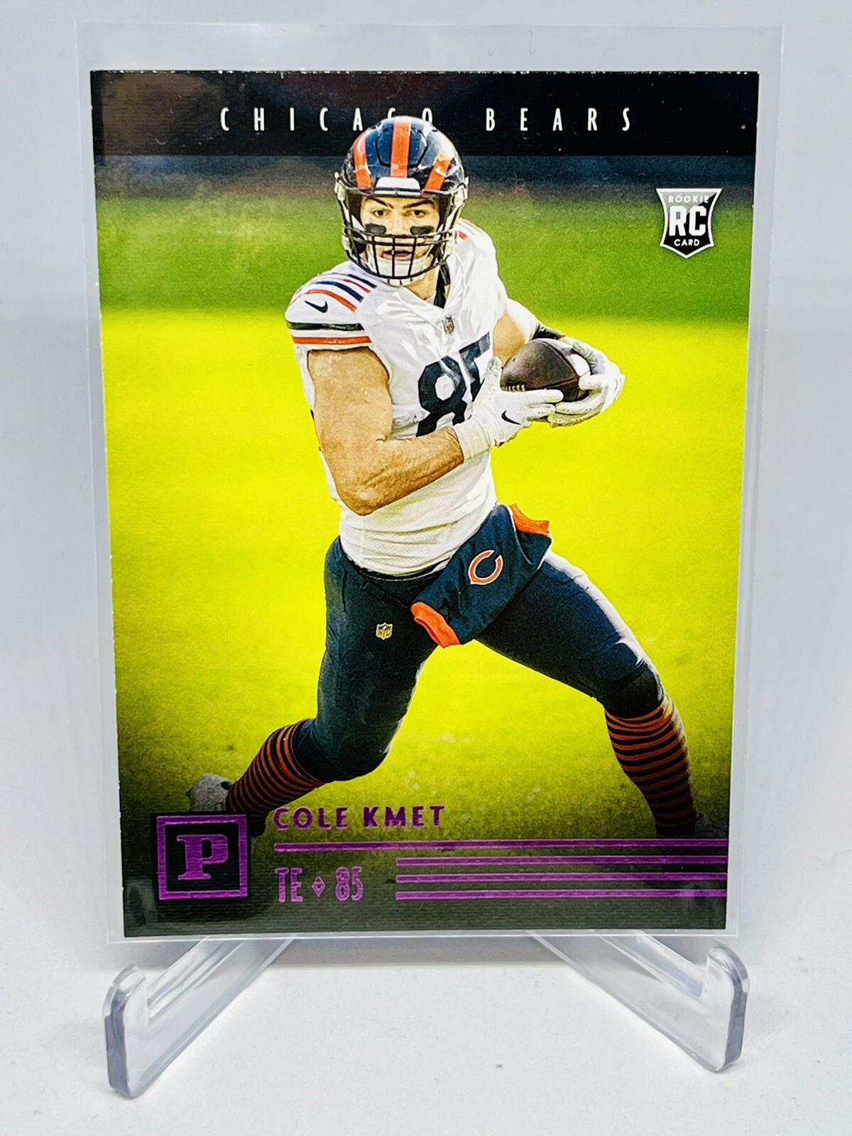 Cole Kmet 2020 Panini Chronicles Pink Rookie RC #PA-27 Chicago Bears | eBay