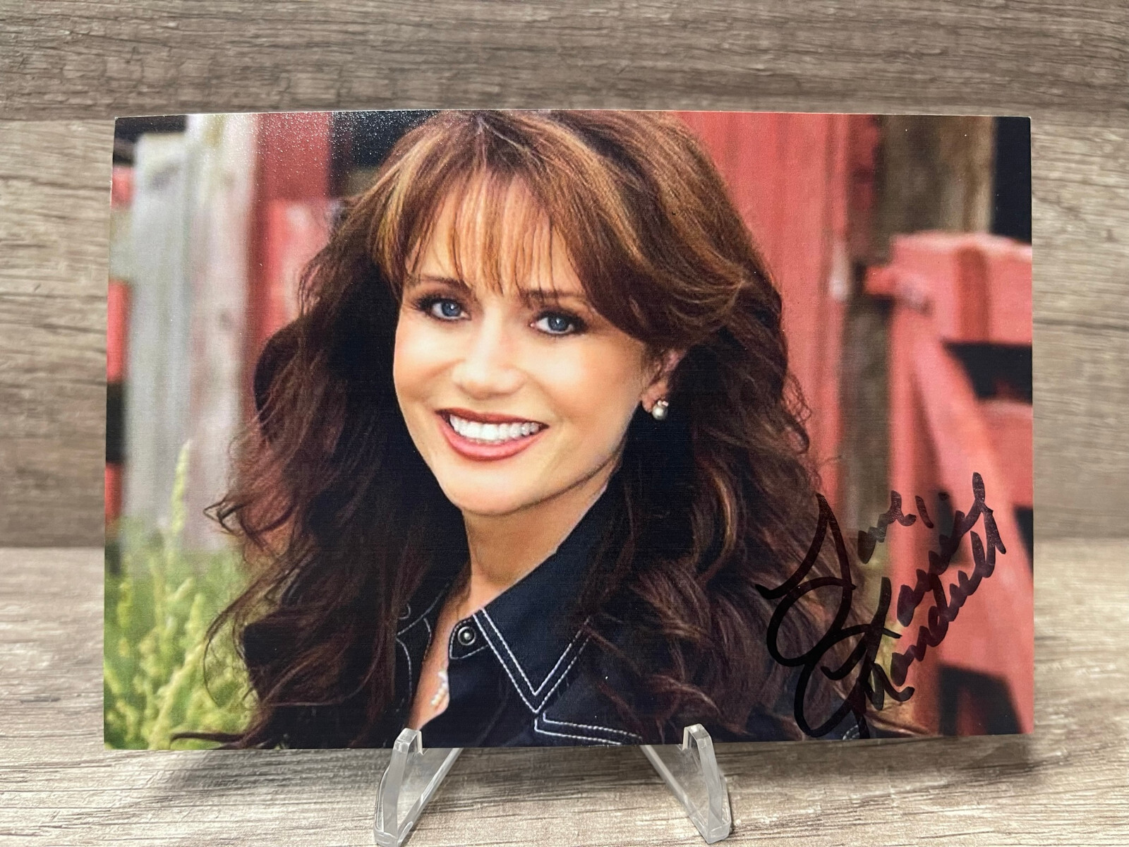 Louise Mandrell Singer Hand Signed 4x6 Photo TC46-2614 | eBay