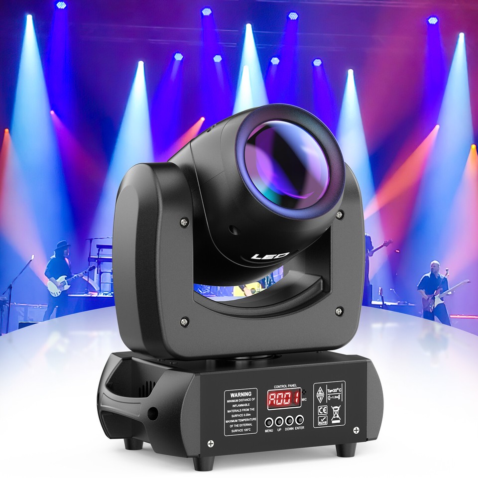 150W 18Prism LED Moving Head Light RGBW Gobo Beam Stage Lighting DJ ...
