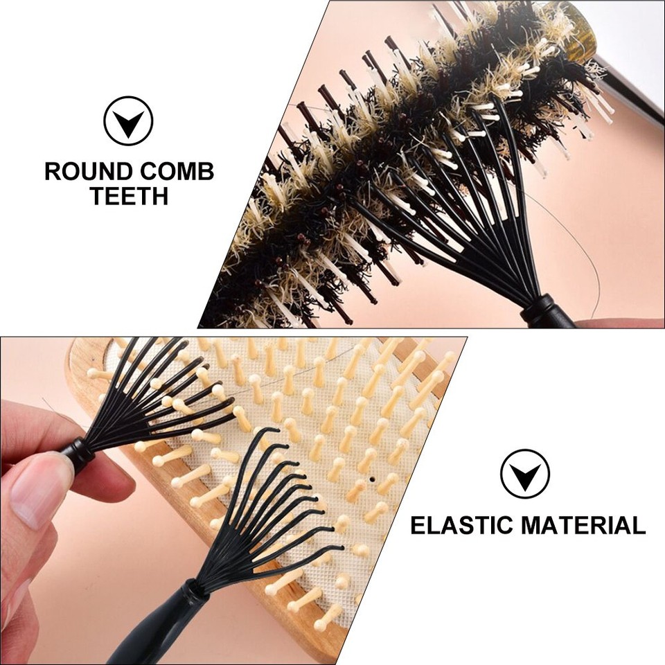 8pcs Hair Brush Cleaner Cleaning Tool Comb Claw Cleaner Hair Remover ...
