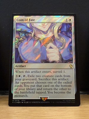 Mtg FIC Final Fantasy — Coin of Fate —NM SURGE FOIL | eBay