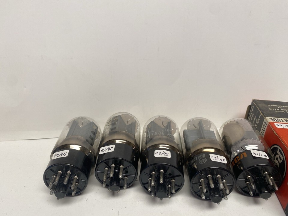 (5) Tested 12DQ6 12GW6 Some NOS in box RCA Vacuum Tube Lot Vintage ...