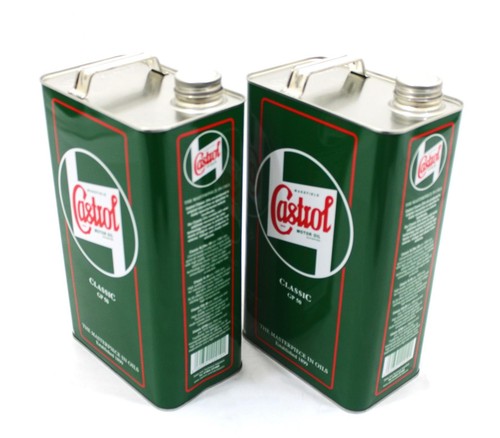Genuine Castrol Vintage Classic Car Motor Oil GP50 2 Gallons NEW 1923 ...