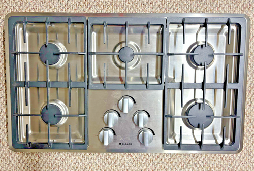 Jenn-Air 36-inch 5-burner Stainless Steel Gas Cooktop Model JGC1536ADS ...
