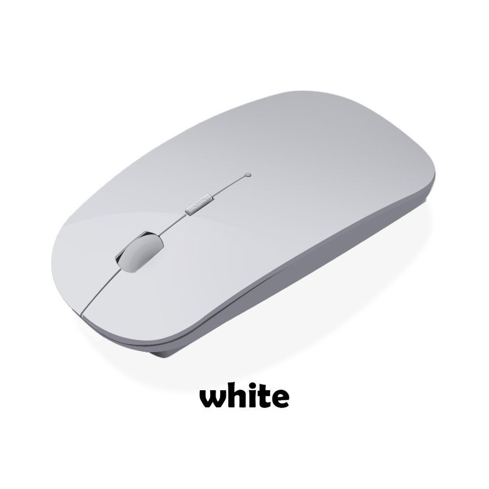 Button Ultra thin USB Cordless Mice Optical 2.4GHz Wireless Mouse For ...