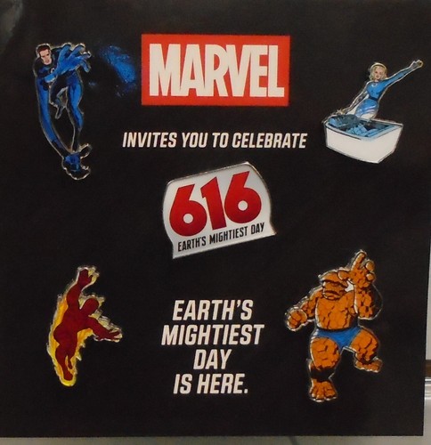 MARVEL FANTASTIC FOUR 616 DAY PIN SET | eBay
