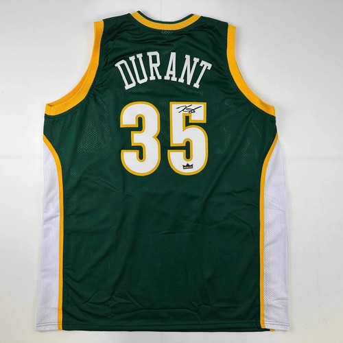 Facsimile Autographed Kevin Durant Seattle Rookie Green Reprint Jersey ...