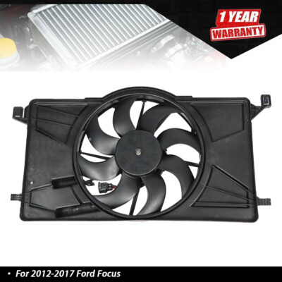 Radiator AC Condenser Cooling Fan For 2012-2017 Ford Focus 2.0L l4 ...