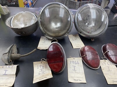 VW Beetle 1964- 1966 Bundle Headlights, Taillights, Fender Light | eBay