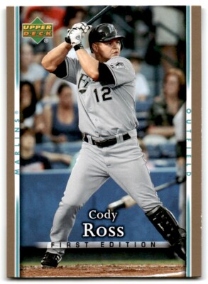 2007 Upper Deck First Edition Cody Ross Baseball Cards #213 | eBay