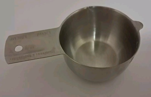 Hudson Essentials Stainless Steel Measuring 1 Piece 1/2 with 1/3 Cup ...