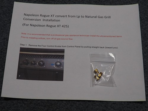 LP to Natural Gas Conversion Kit Napoleon Rogue XT425 | eBay