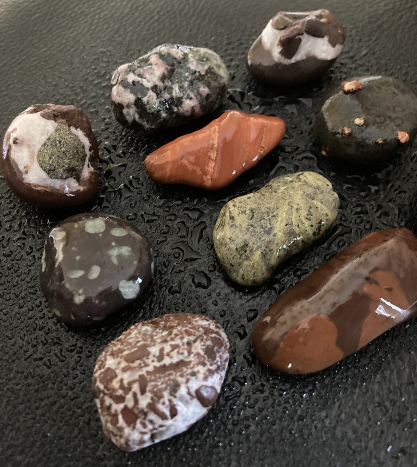 10pc Michigan Rhyolite Epidote Agate Amygdaloidal Basalt Prehnite ...