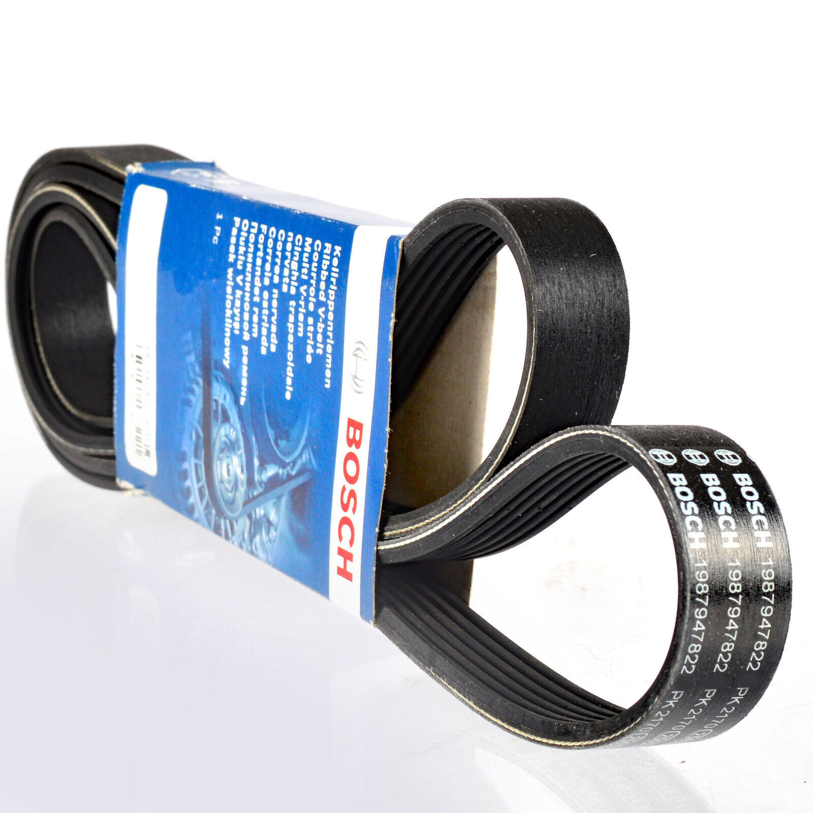 Bosch 6Pk2176 V-rib Strap + Rollers Set for Ford Fiesta V 1.3 with ...