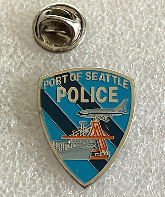 RARE Port of Seattle Police Department Washington Pin. #14 | eBay