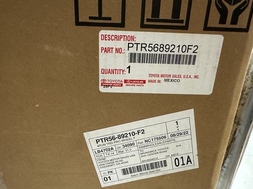 TOYOTA 4RUNNER 17 INCH TRD PRO WHEEL MATTE BLACK PTR56-89210-F2 | eBay